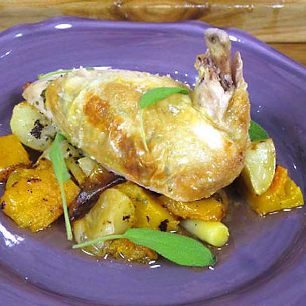 Hel kyckling i ugn - så blir den klar snabbare! | Köket.se