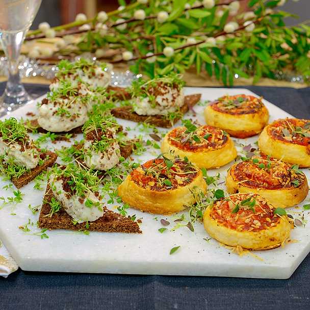 Snabba snittar med färdig smördeg | Köket.se