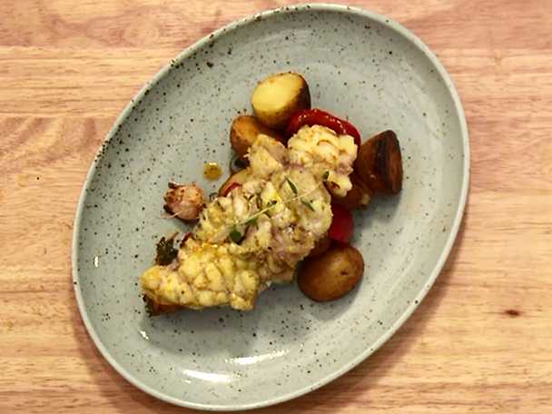 Citrusmarinerad grillad marulk med potatis och rökt paprika | Recept ...