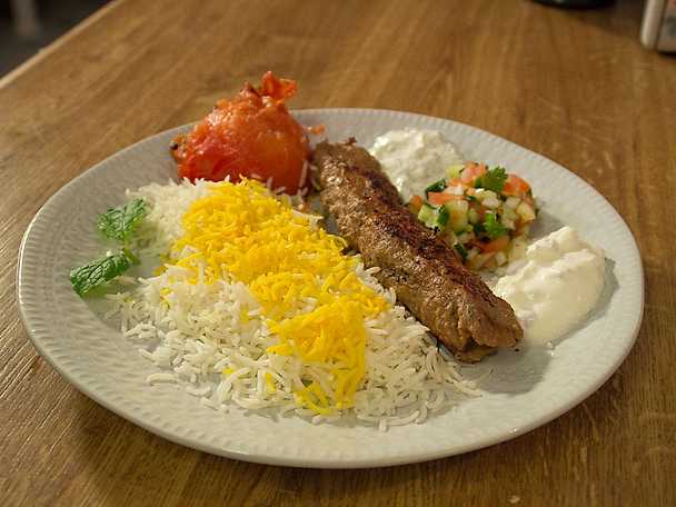Kobide, kebab på lammkött | Recept från Köket.se