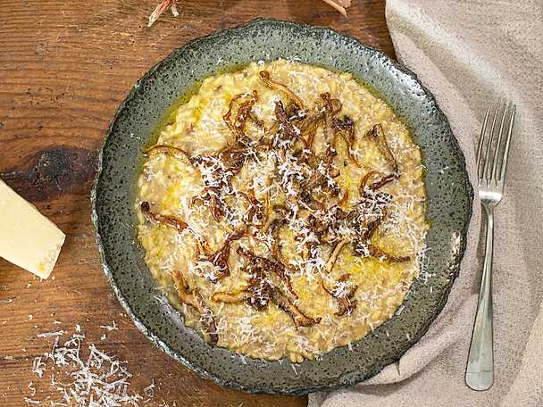 Krämig risotto carnaroli med svamp | Recept från Köket.se