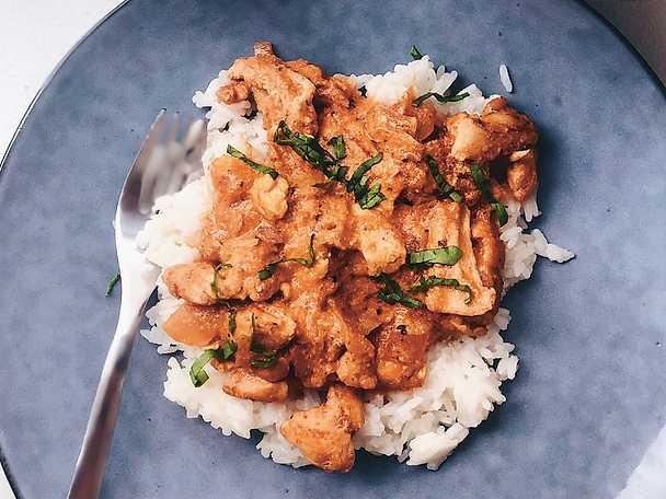 Kyckling med ris och sås på sopprester | Recept från Köket.se