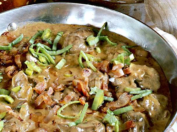 Kycklinglever med bacon | Recept från Köket.se