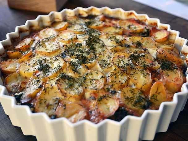 Laxpudding med grönkål och skirat smör | Recept från Köket.se