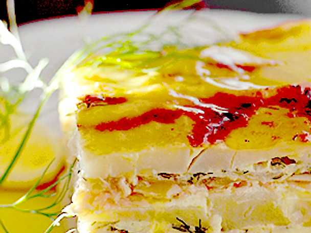 Laxpudding med skirat smör | Recept från Köket.se