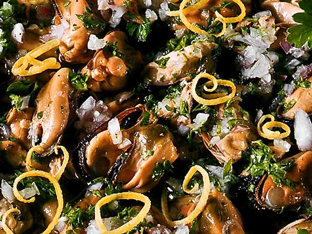 Marinerade musslor med grapefrukt | Recept från Köket.se