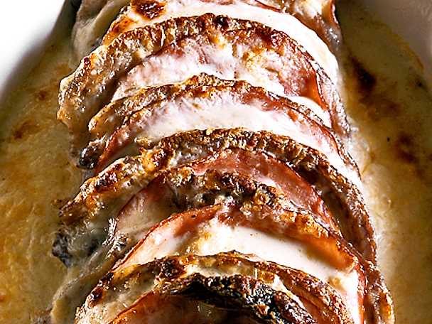 Ostgratinerad oxbringa | Recept från Köket.se