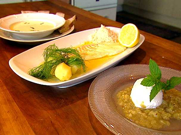 Piggvar med skirat smör och pepparrot | Recept från Köket.se