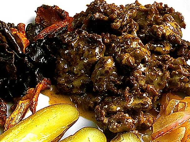 Renskav med svamp och rödlök | Recept från Köket.se