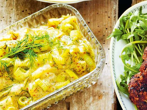 Senaps-"sill" på aubergine | Recept från Köket.se