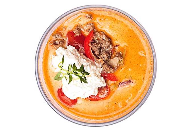 Soppa med köttfärs och ostkräm | Recept från Köket.se