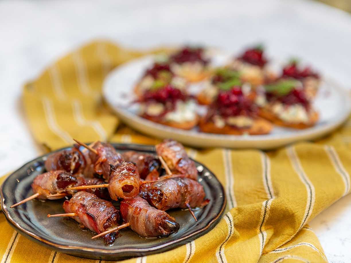 Baconlindade dadlar med Västerbottensost | Köket.se