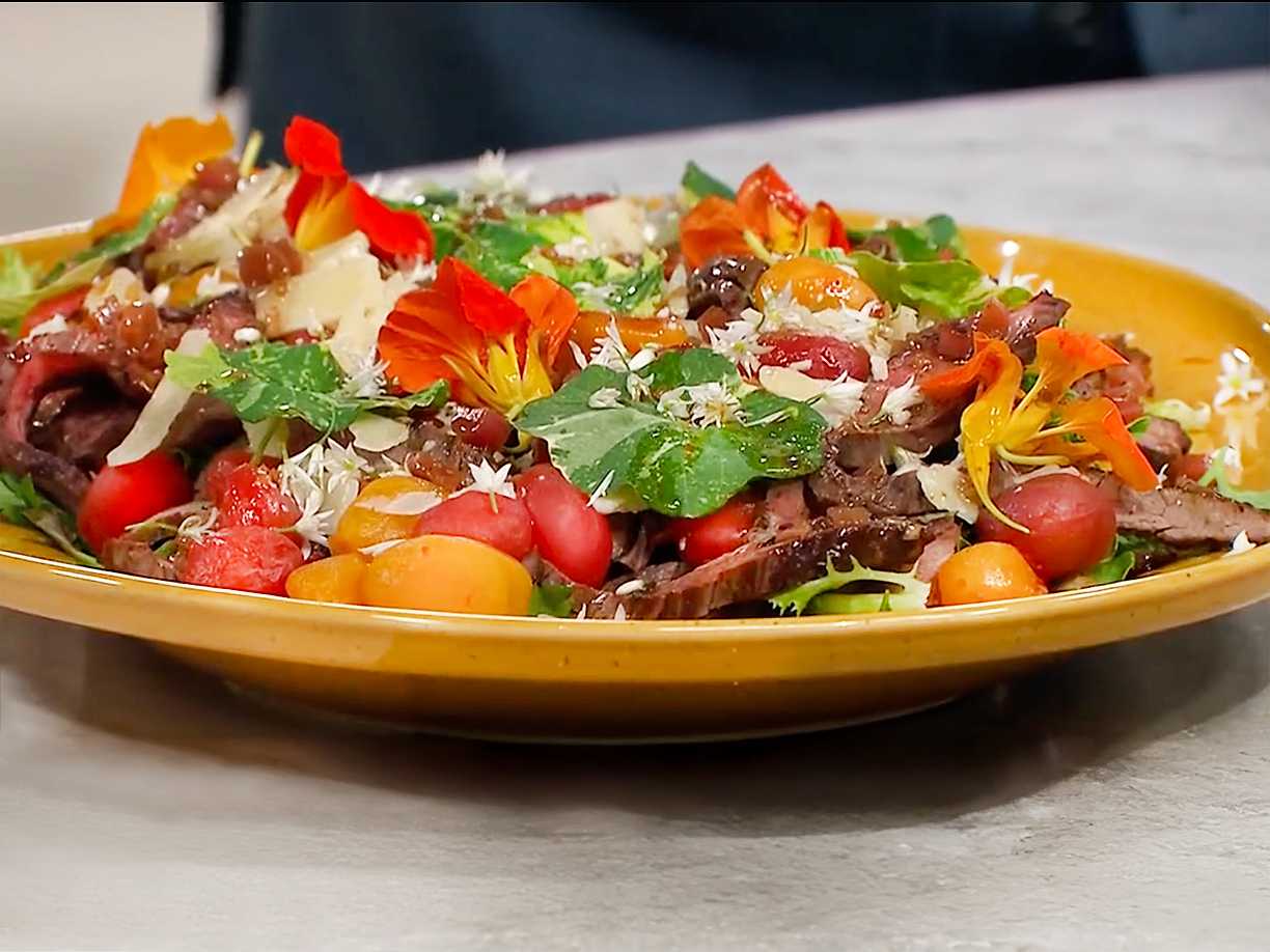 Biff Tagliata med syltad tomat | Köket.se