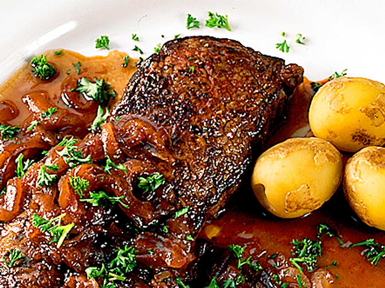 Biffstek med lök | Köket.se