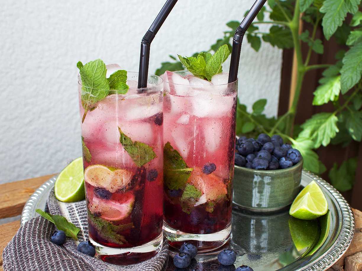 Blueberry Mojito Mocktail | Köket.se