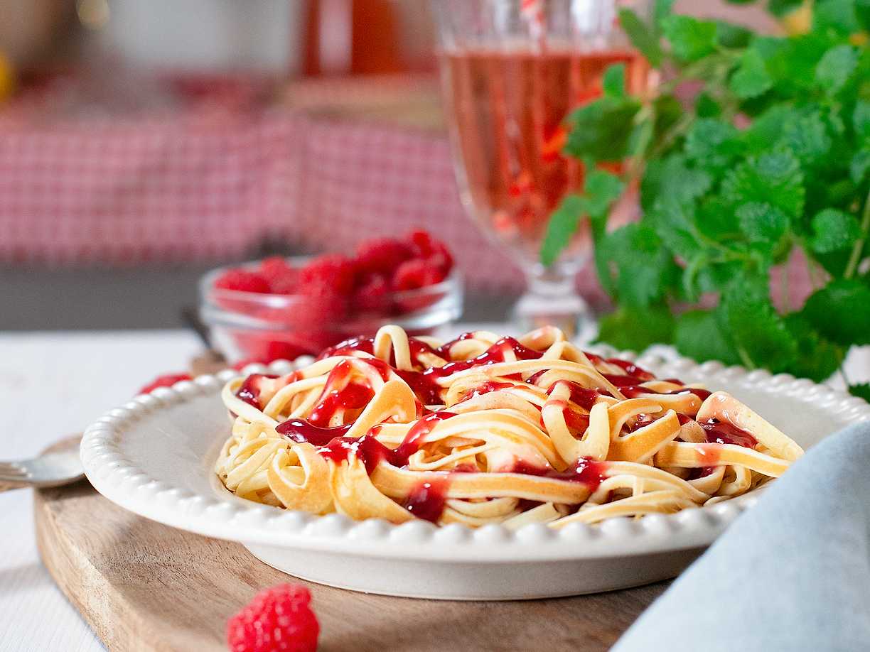 Pannkaksspaghetti | Köket.se