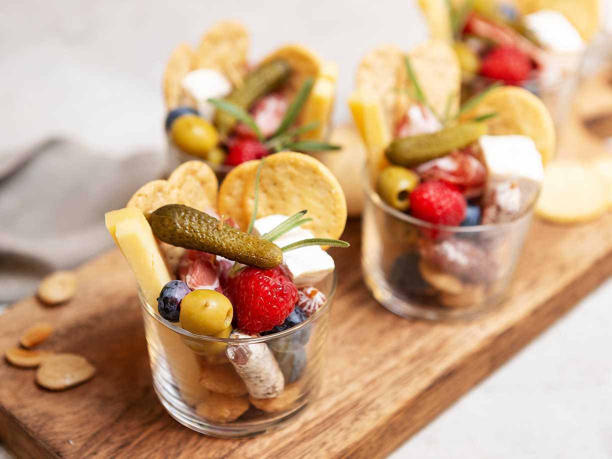 Charkglas med kex | Köket.se