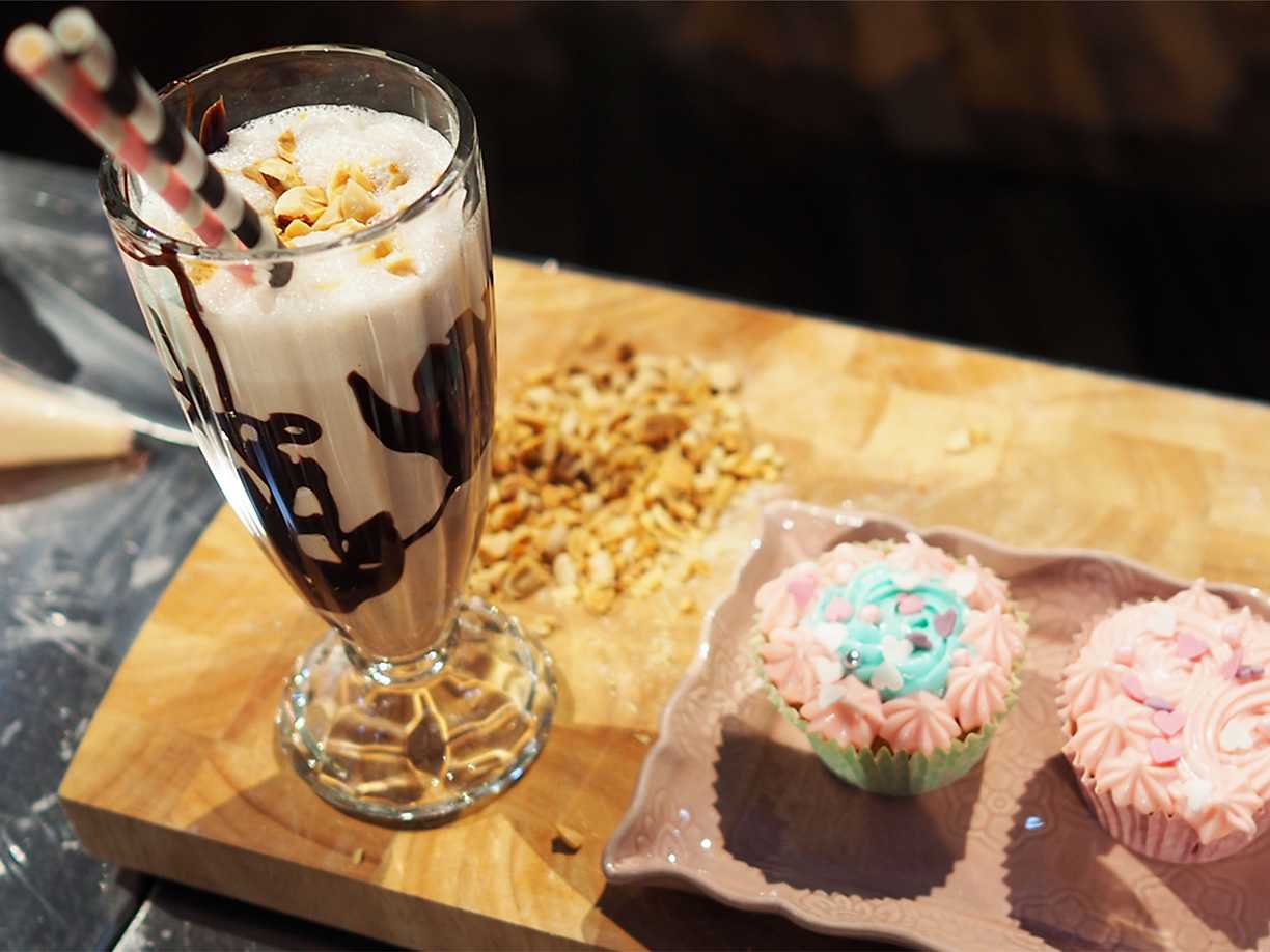 Citroncupcakes med snickersmilkshake | Köket.se