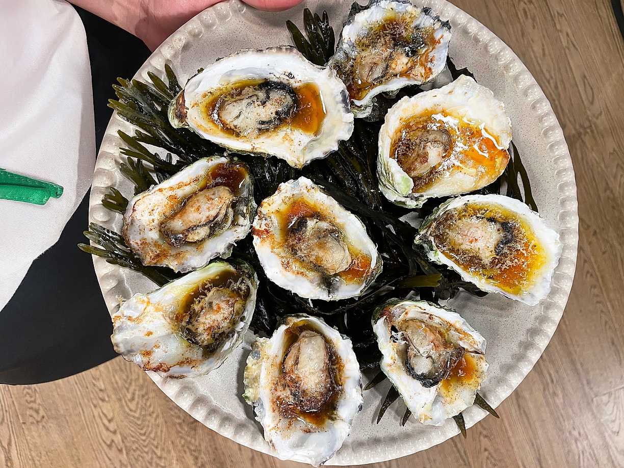 Gigas ostron med brynt smör | Köket.se