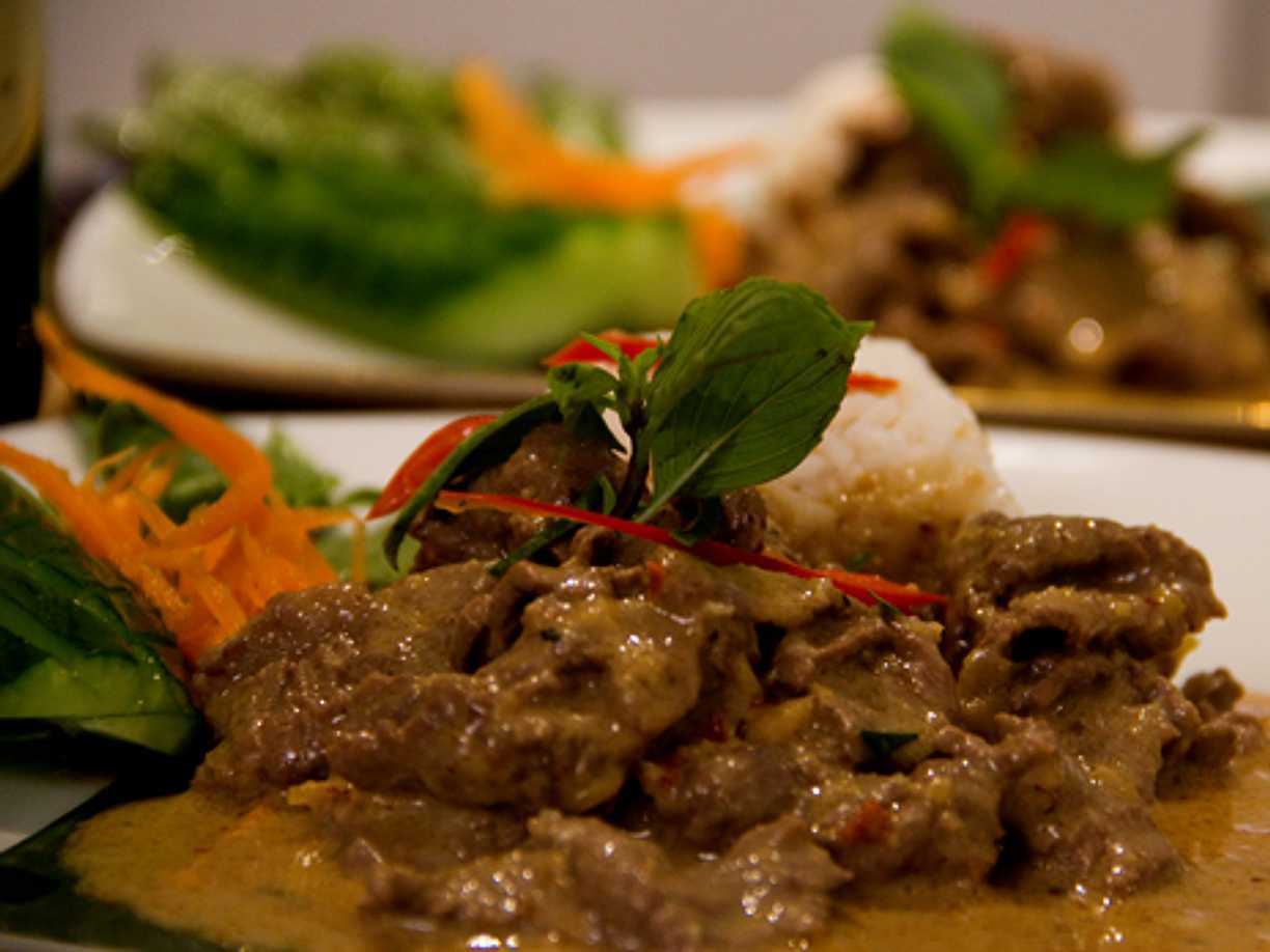 Gaeng Panang på oxfilé | Köket.se