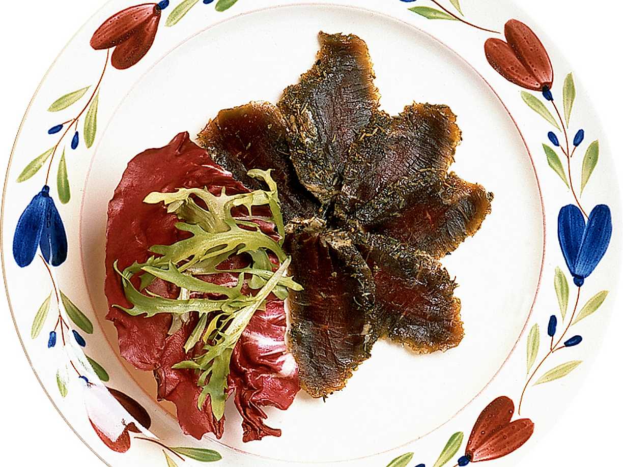 Gravad lammsadel med senapssås | Köket.se