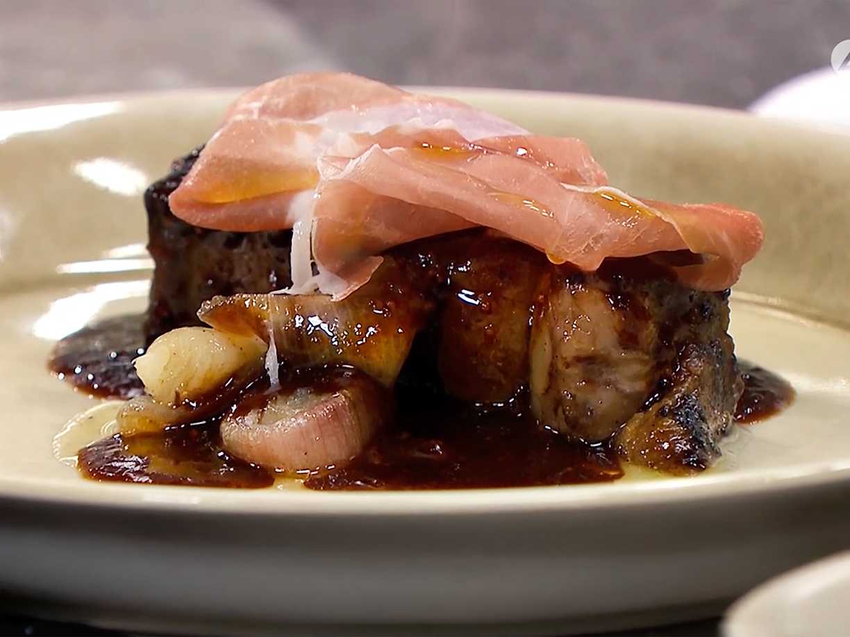 Hängmörad biff med fikonreduktion | Köket.se