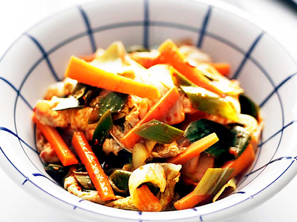 Snabb kimchi på kinakål och morötter | Köket.se