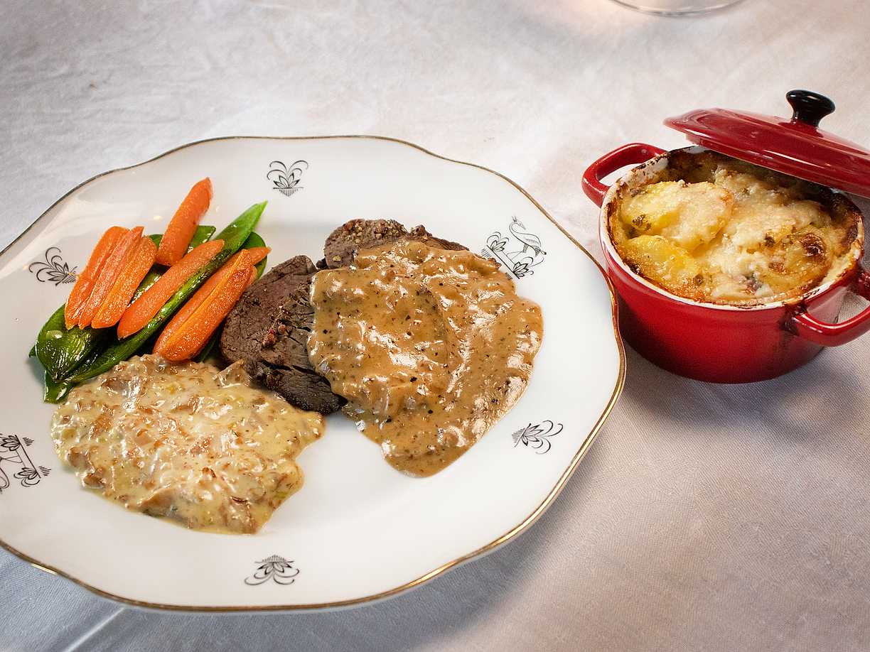 Konjaksflamberad oxfilé | Köket.se