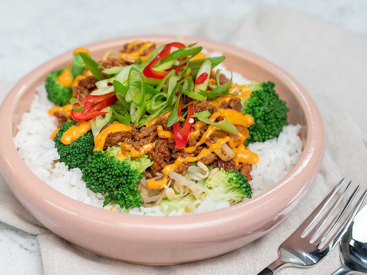 Koreansk köttfärssås med ris | Köket.se