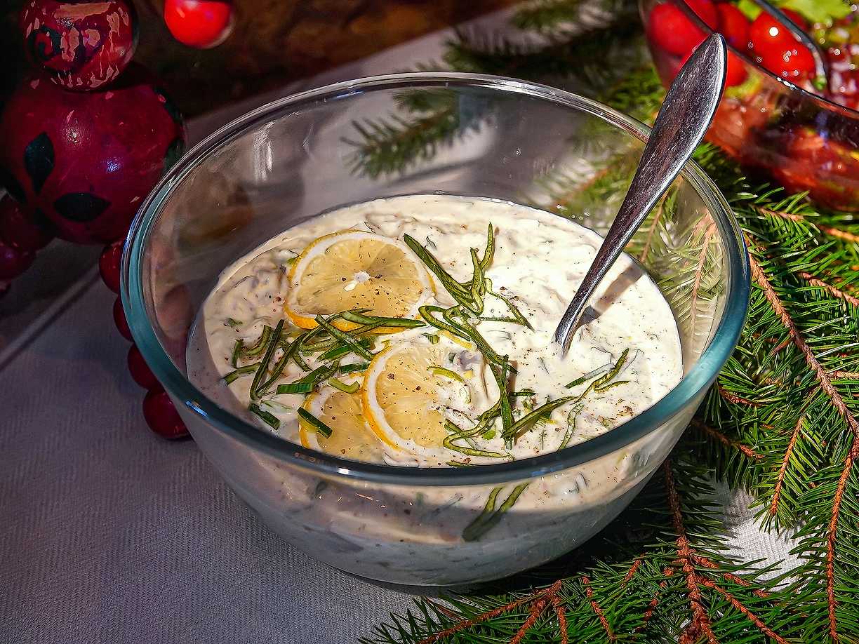 Krämig citron- och senapssill | Köket.se