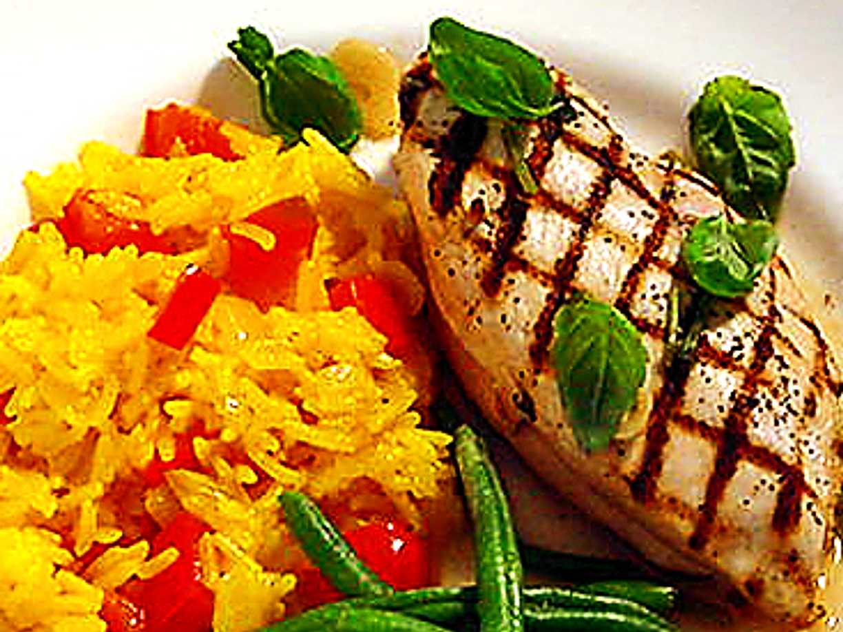 Kycklingfilé med saffransris | Köket.se
