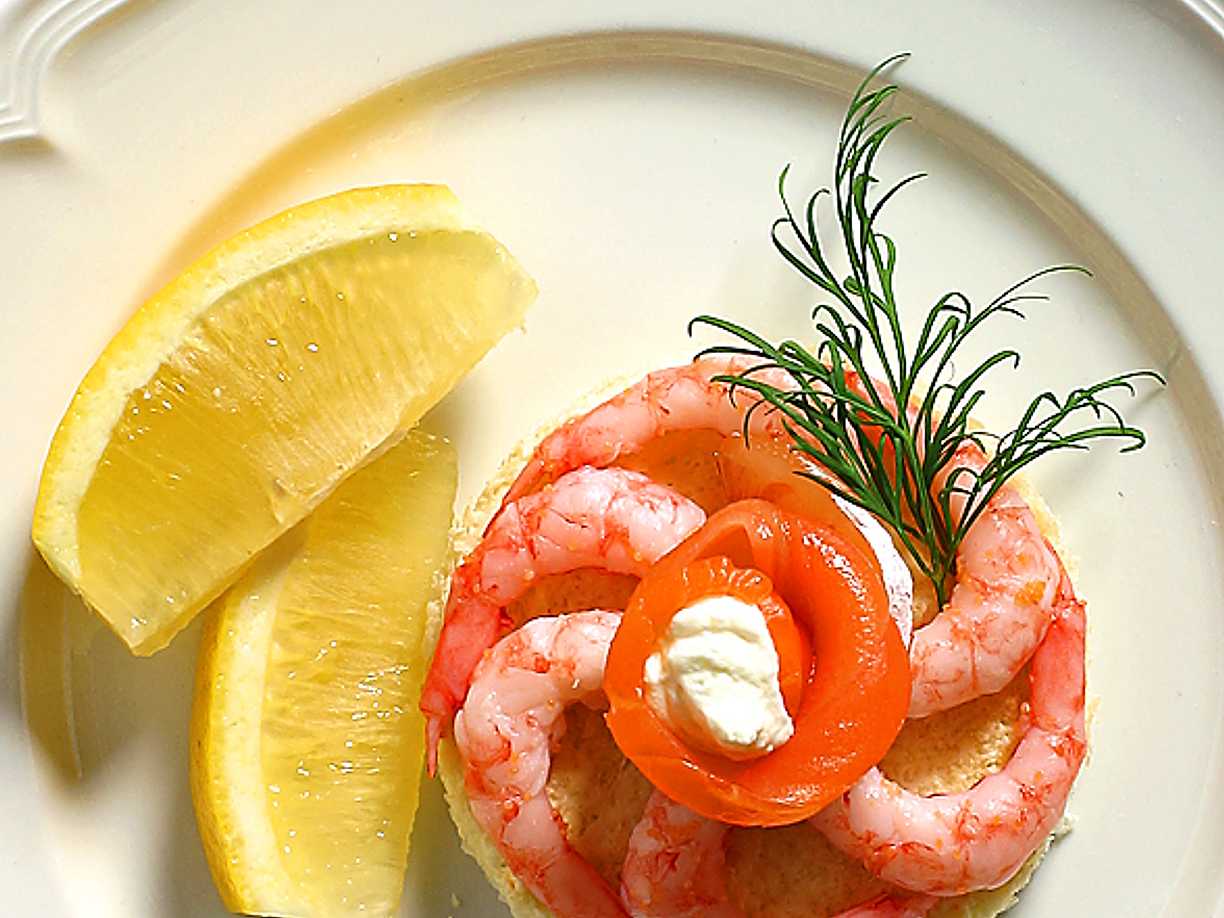 Lax- och räkkanapé | Köket.se