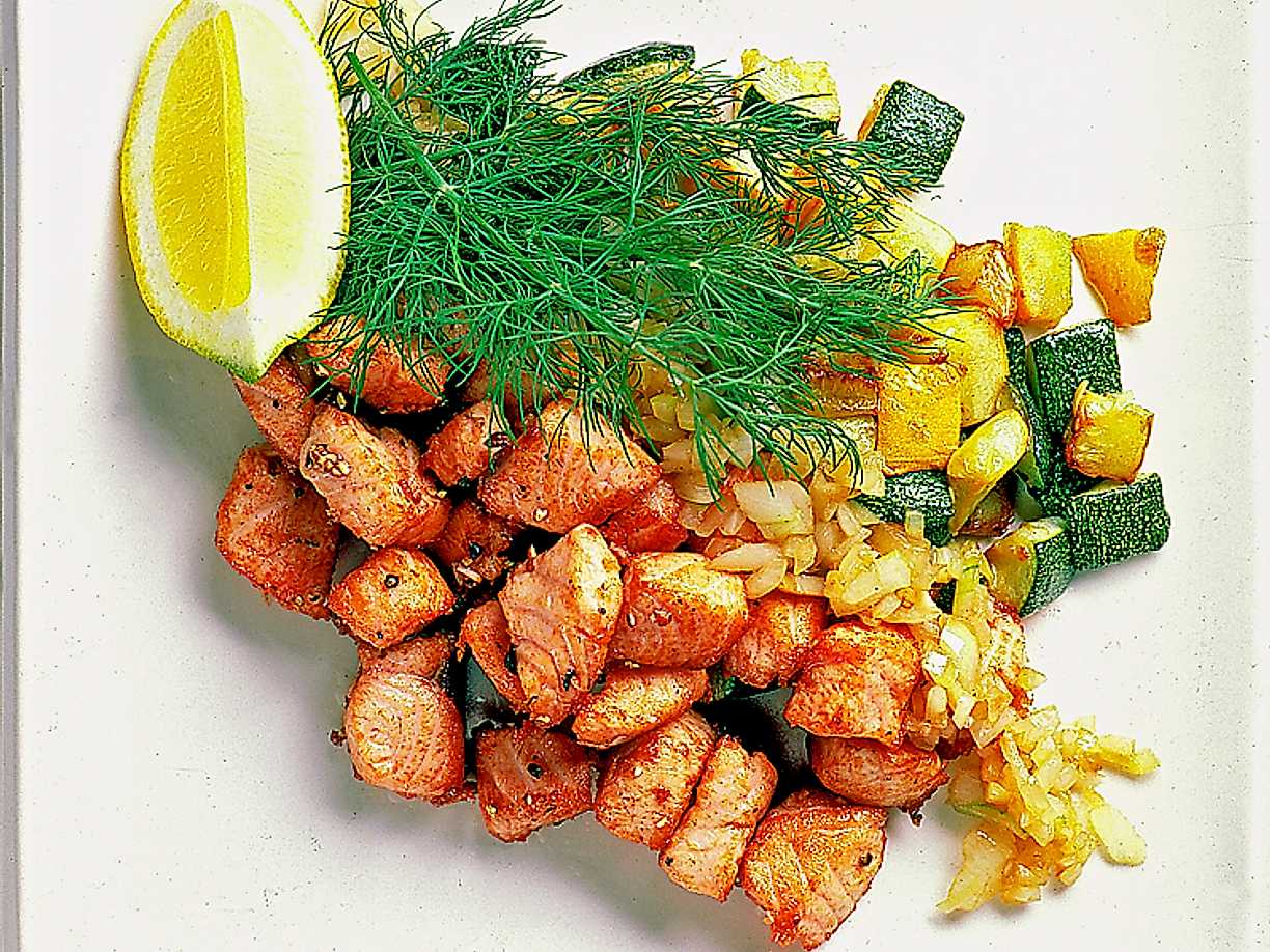 Laxpytt med zucchini | Köket.se