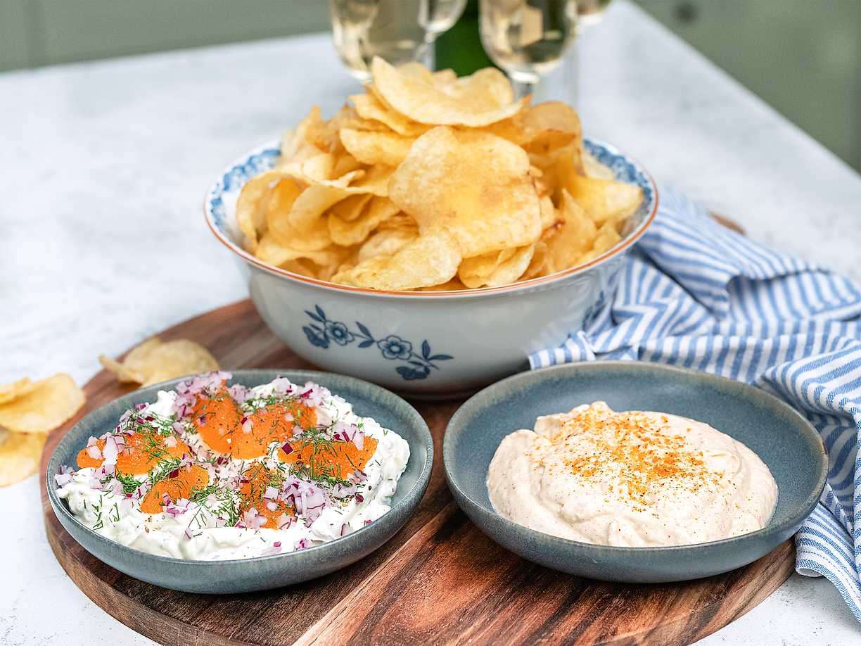 Lyxig dipp x 2 till chips | Köket.se