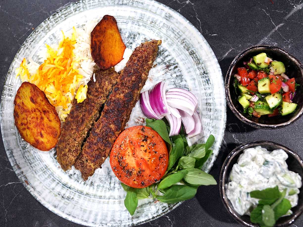 Marias kebab med saffransris | Köket.se