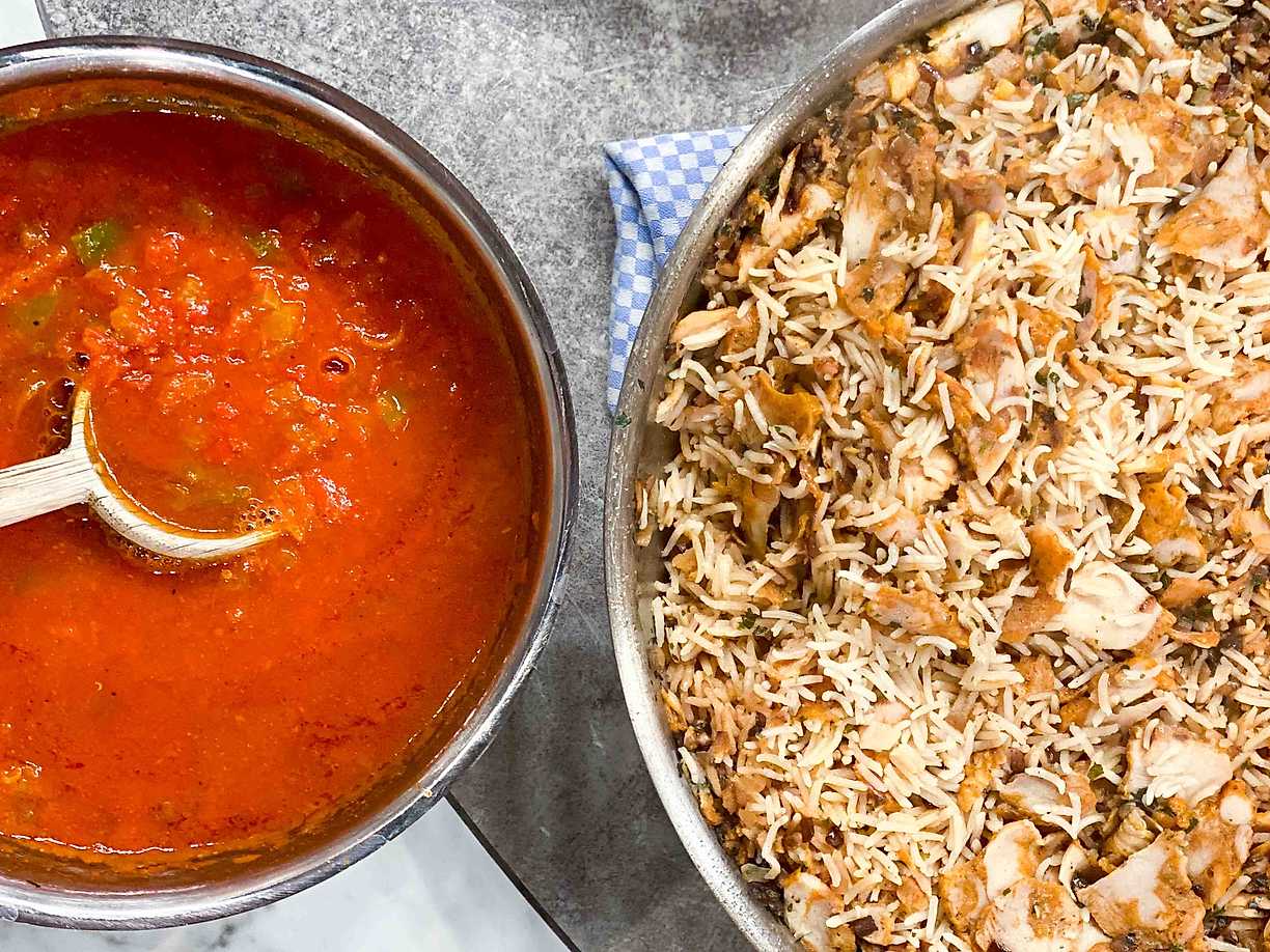 One pot ris med kycklingkebab | Köket.se