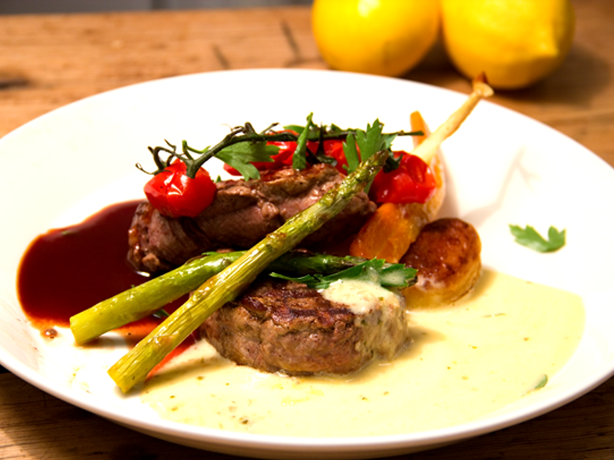 Oxfilé med rostade rotfrukter | Köket.se