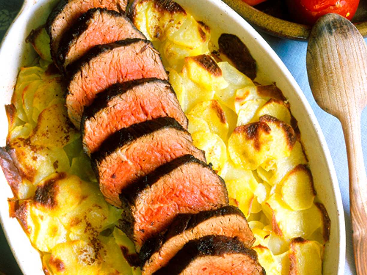 Oxfilé provencale med ugnstomater | Köket.se