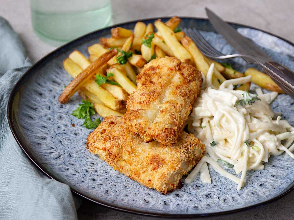 Panerad fisk i airfryer | Köket.se