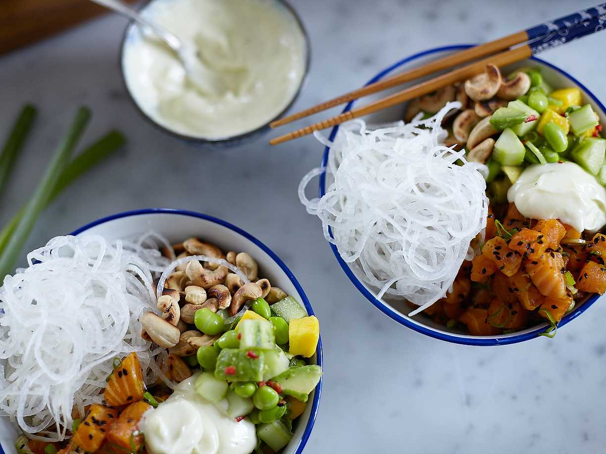 Poké bowl – snabb och enkel fredagsmat | Köket.se