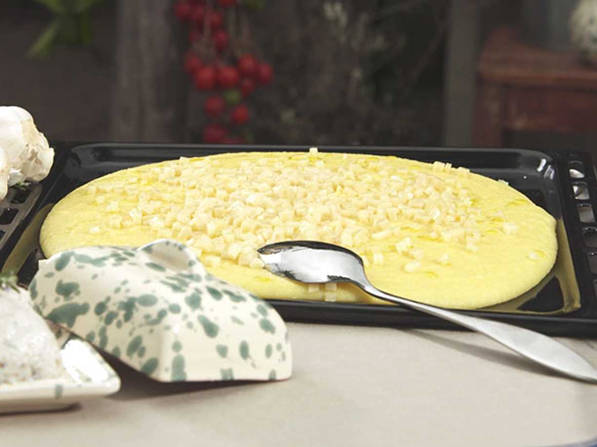 Polentapudding med parmesan | Köket.se