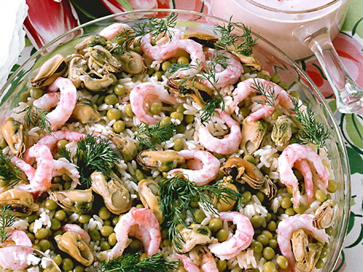 Risi-bisi med räkor och musslor | Köket.se