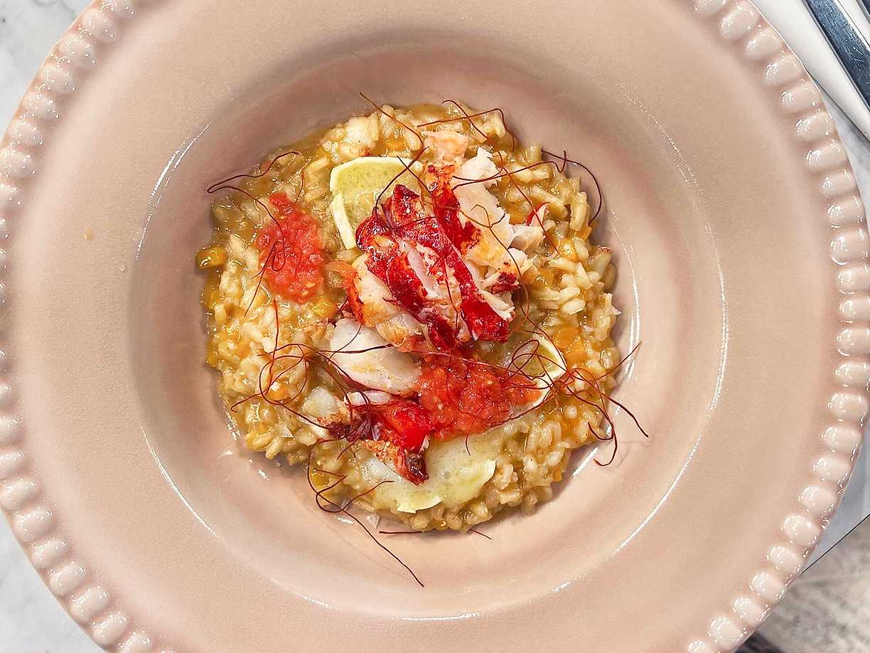 Risotto med hummer och pumpa | Köket.se