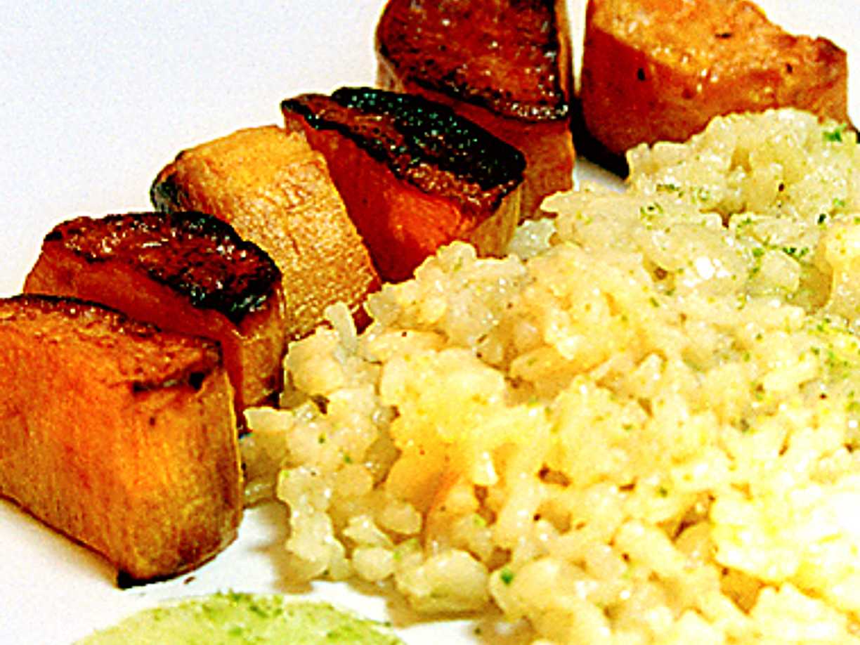 Risotto med lime och sötpotatis | Köket.se