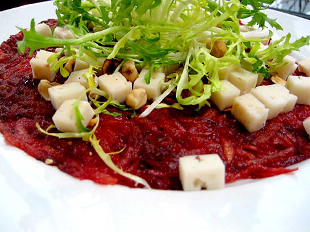 Rödbetsrösti med getost | Köket.se