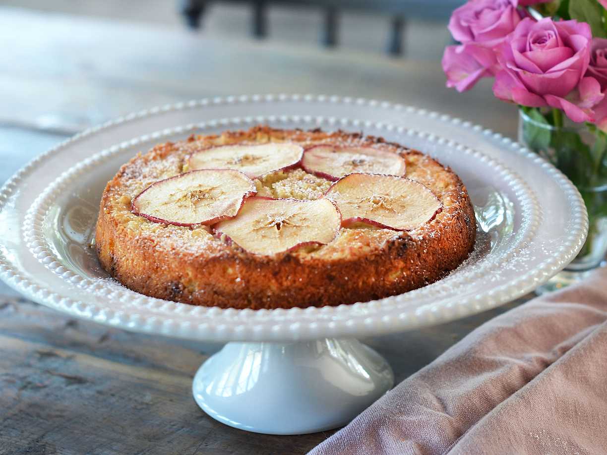 Saftig ppelkladdkaka K ket se