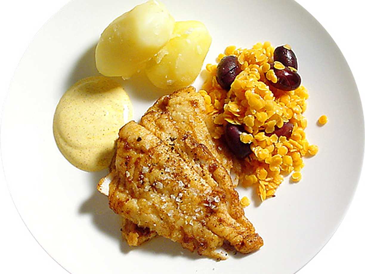 Sejfilé med linssallad | Köket.se