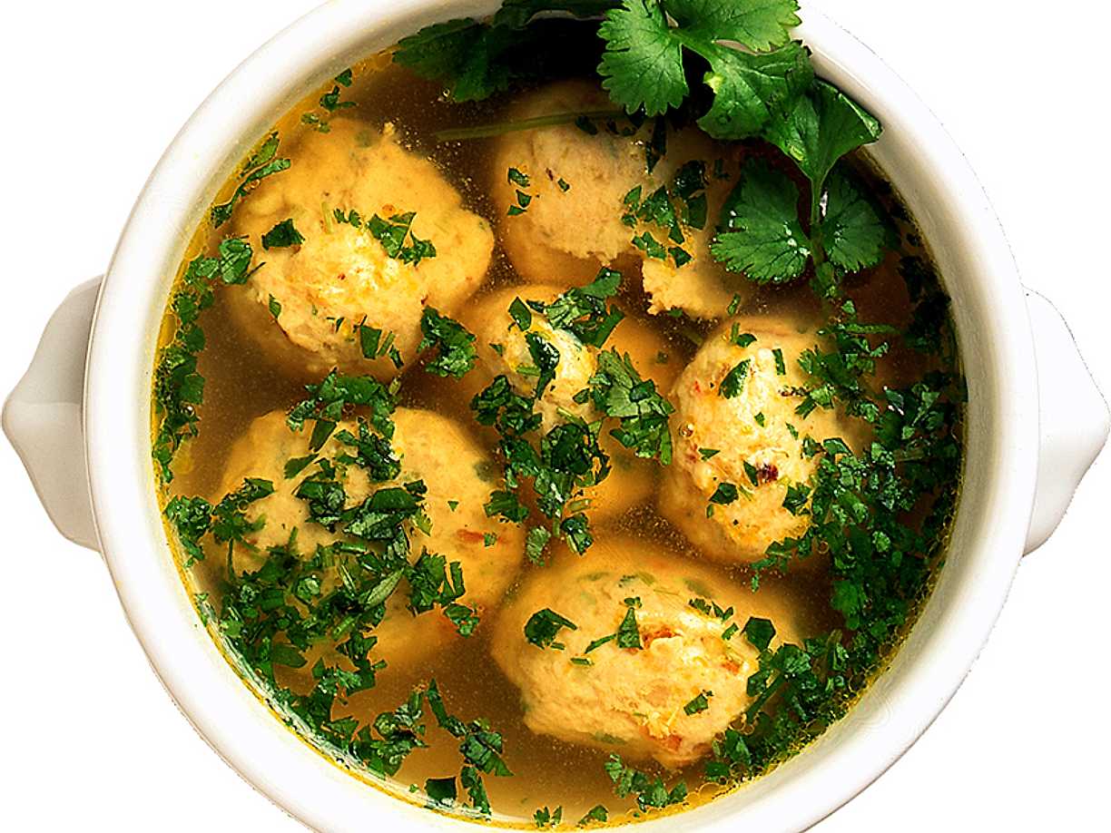 Soppa med kyckling- och krabbollar | Köket.se