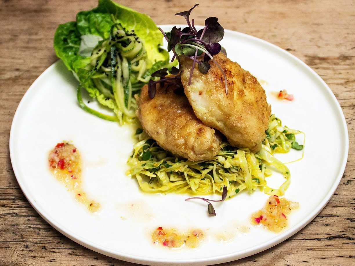 Stekt lubb med cool kålsallad | Köket.se