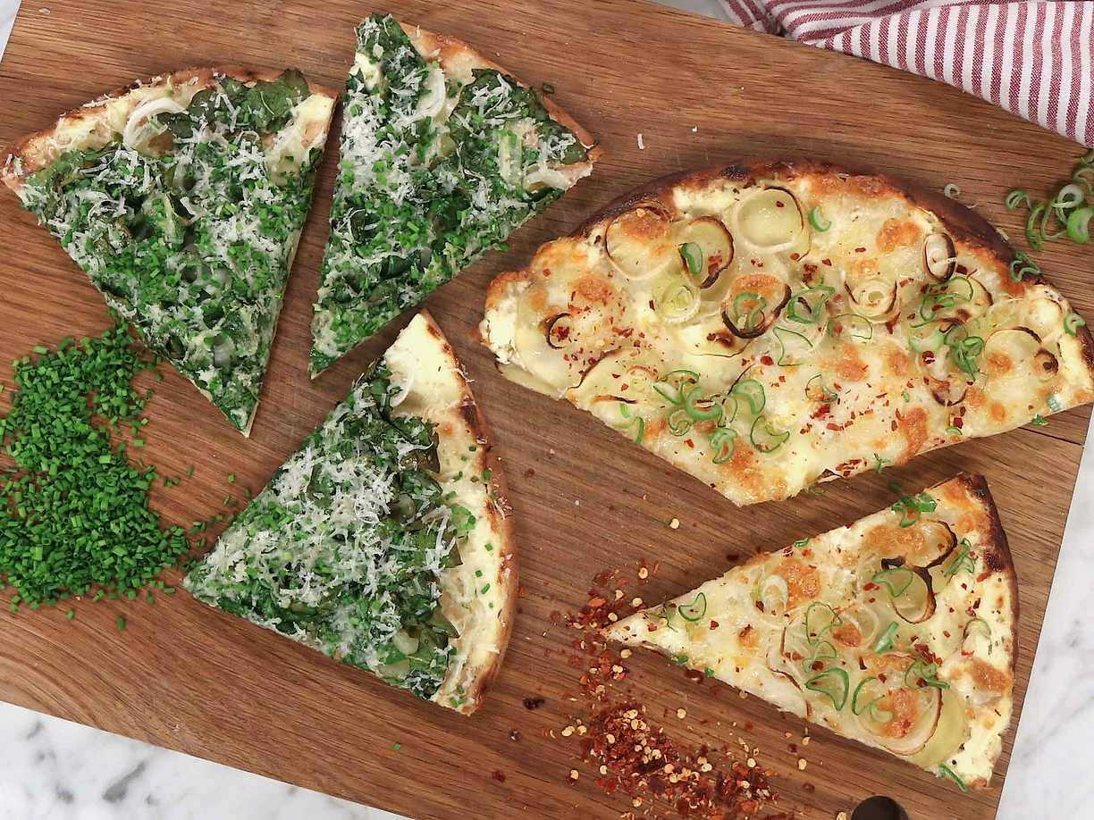 Supersnabba pizzor på pitabröd | Köket.se